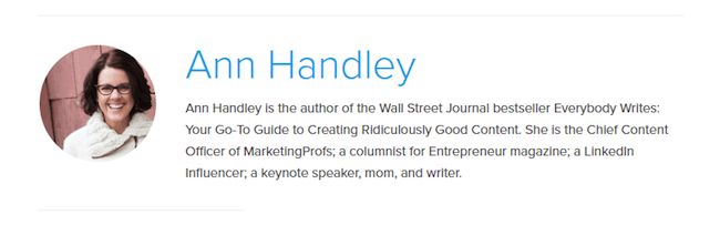 How To Write An Author Bio 7 Byline Examples Turn Readers Into Leads